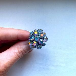 Sarah Coy | Jewelry | Vintage Sarah Coy Rhinestone Crystal Ring | Poshmark